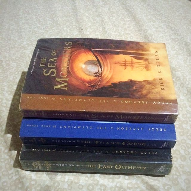 BUNDLE OF THREE: Percy Jackson & The Olympians Set (Sea of Monsters ...