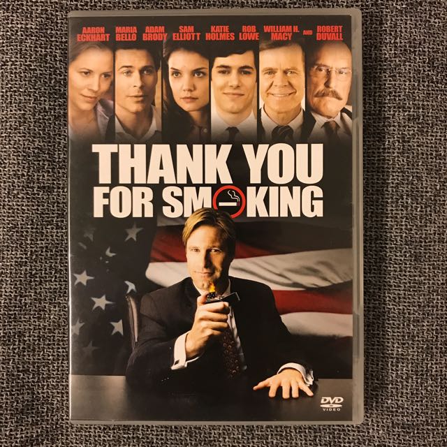 Thank You For Smoking - Original DVD, Hobbies & Toys, Music & Media ...