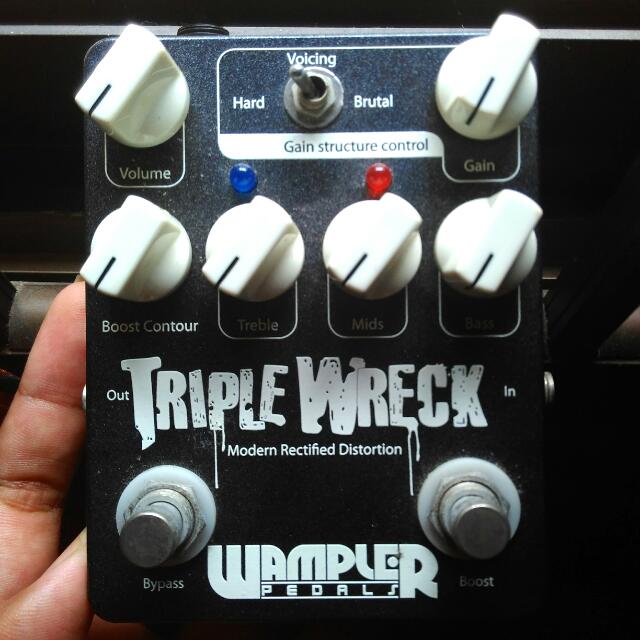 Wampler Triple Wreck Distortion Pedal!, Hobbies & Toys, Music & Media ...