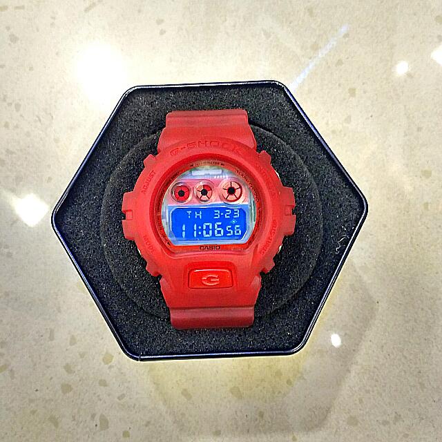 Casio Gshock Dw6900 Red Blood Clot ( One Unit Only ) New Assembleration ...
