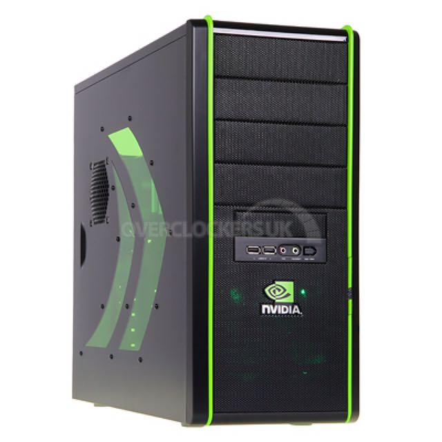 cooler master nvidia edition elite 334 computer desktop cpu case ...