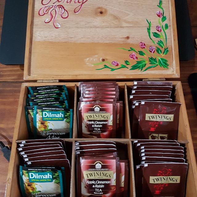 Custom Made Tea Box, Hobbies & Toys, Stationary & Craft, Handmade Craft ...