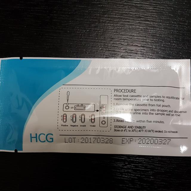 HCG Pregnancy Test CASSETTE! Free Postage, Ovulation Test Strips And ...
