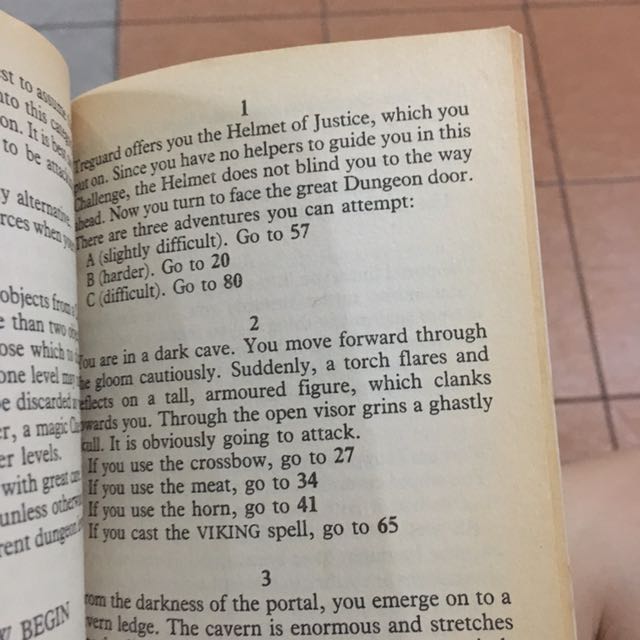 Knightmare Gamebooks Game Book TV Set Almost Like FF 57 Magehunter Dave ...