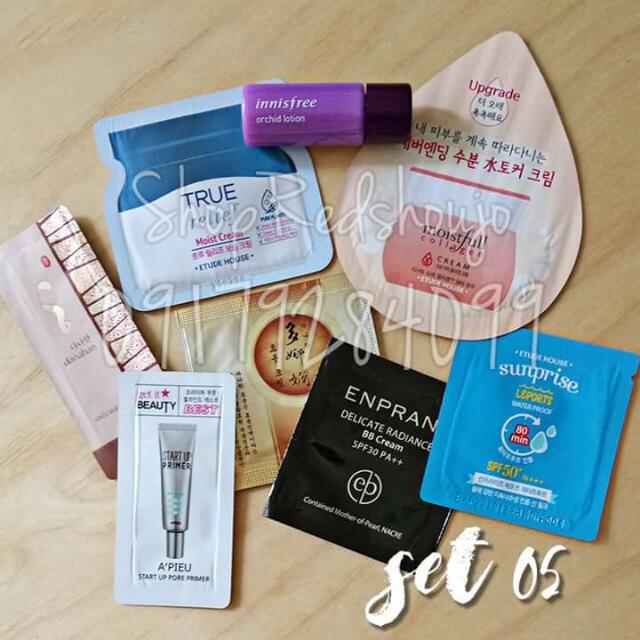 KOREAN Skincare/Cosmetic Sample Set Batch 01, Beauty & Personal Care ...