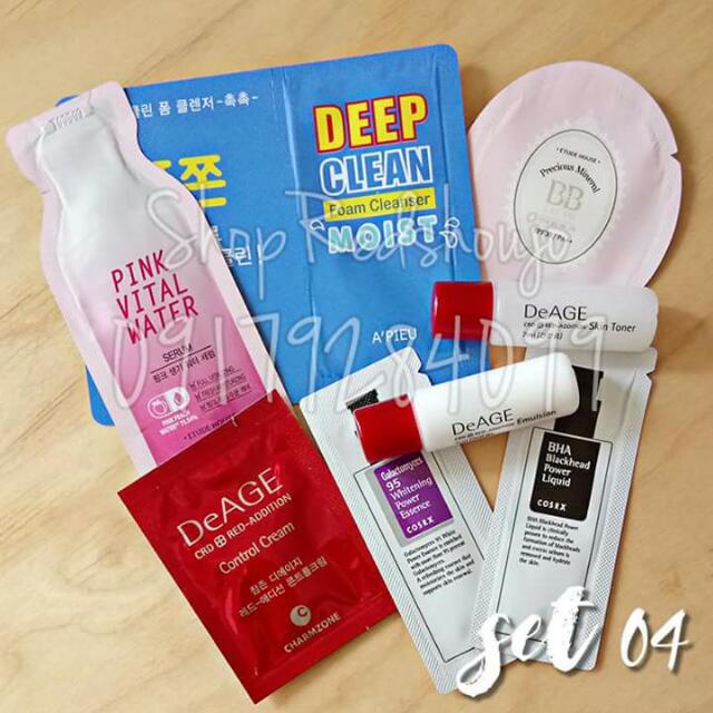 KOREAN Skincare/Cosmetic Sample Set Batch 01, Beauty & Personal Care ...