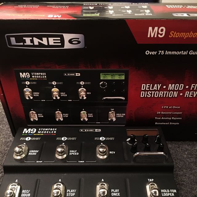 Line 6 M9 Stompbox Modeler, Hobbies & Toys, Music & Media, Music ...