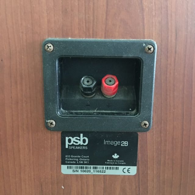 PSB Image 2B Series Speakers (pair), Audio, Soundbars, Speakers ...