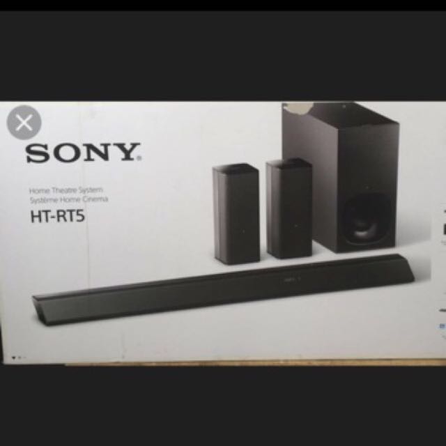 SONY home theatre system HT RT5, Home Appliances, TVs & Entertainment ...