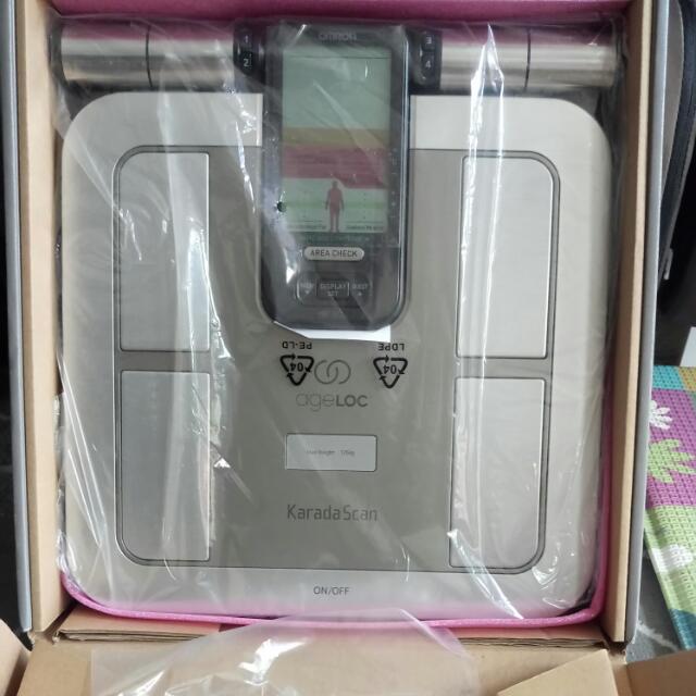 Brand New Omron Karada Scan Body Composition Scale, Health & Nutrition ...