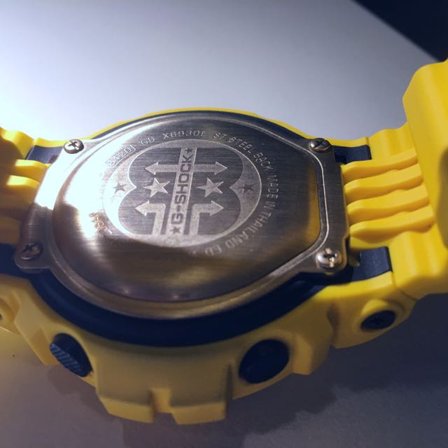 CASIO G-SHOCK 30th Anniversary Lightning Yellow Series Limited Edition ...