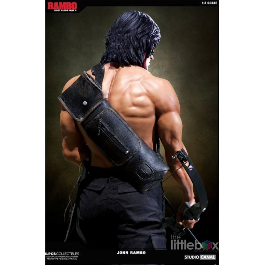 POP CULTURE SHOCK RAMBO 1:3 SCALE STATUE SYLVESTER STALLONE, Hobbies ...