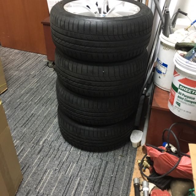 BMW 525i E60 Original Rims And Tyre on Carousell