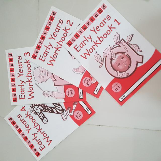 Letterland Early Years Workbooks1-4, Hobbies & Toys, Books & Magazines ...