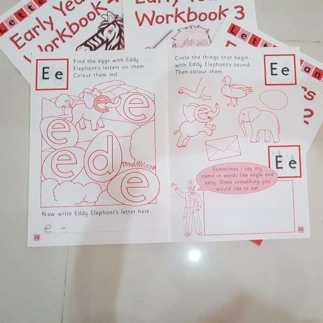 Letterland Early Years Workbooks1-4, Hobbies & Toys, Books & Magazines ...