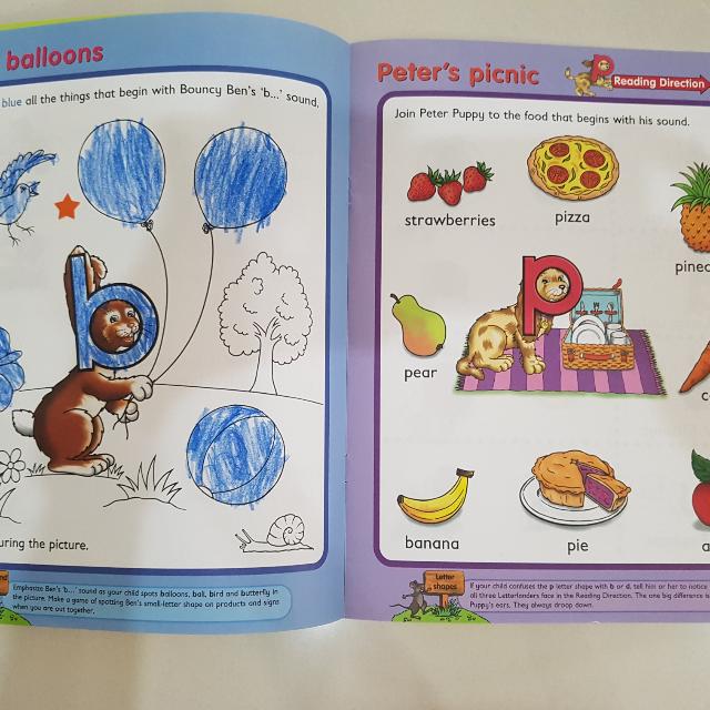 Letterland First Reading Activity Book, Hobbies & Toys, Books ...