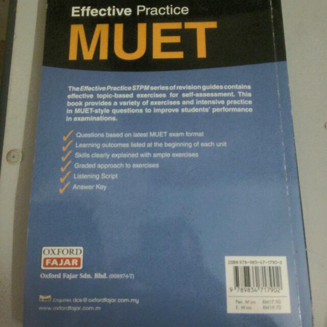 Muet Practice Book, Hobbies & Toys, Books & Magazines, Textbooks on ...
