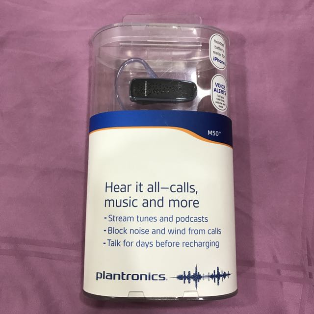 Plantronics M50 Bluetooth Headset, Audio, Headphones & Headsets on ...