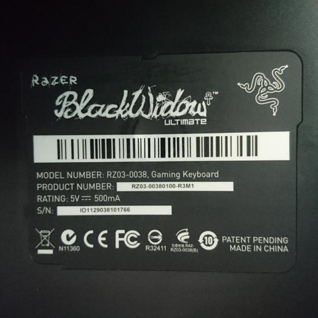 Razor Ultimate Mechanical Keyboard, Electronics, Computer Parts ...
