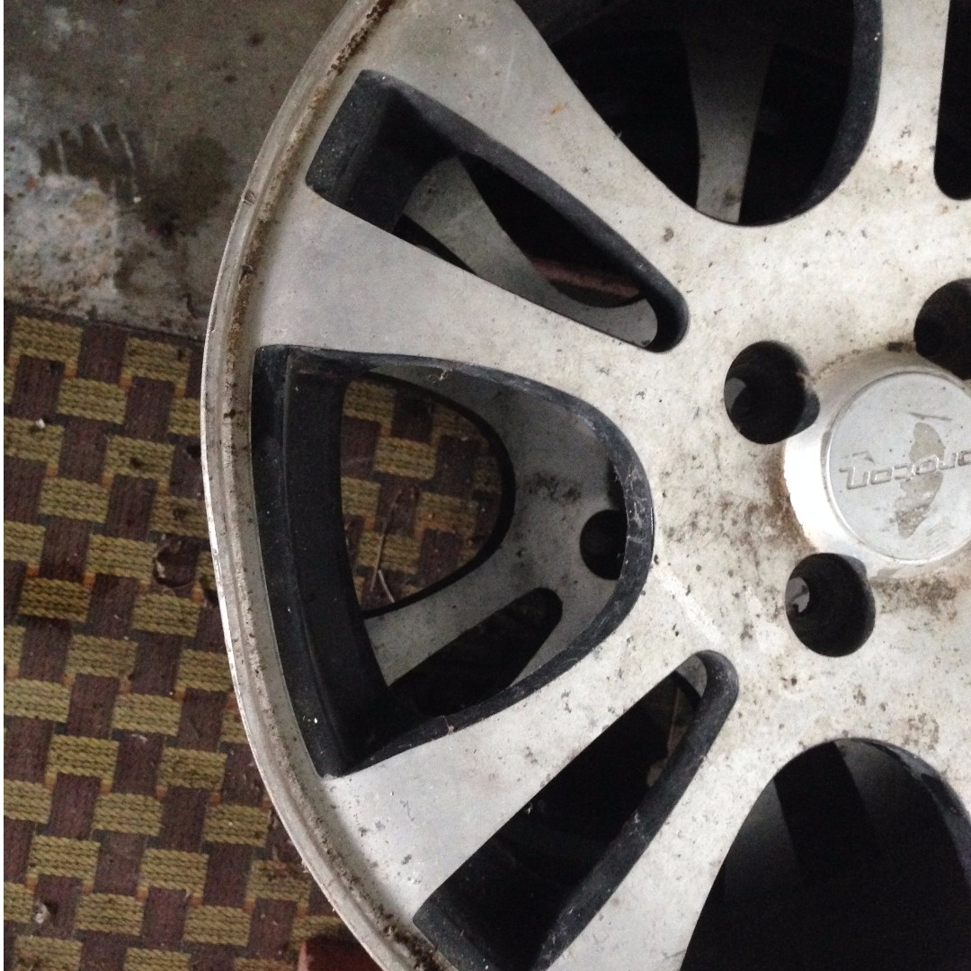 Sport Rim Wira SE 16 inch PCD4x100, Auto Accessories on Carousell
