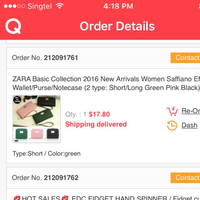ZARA BASIC Wallet (Green), Women's Fashion, Bags & Wallets, Wallets & Card Holders on Carousell