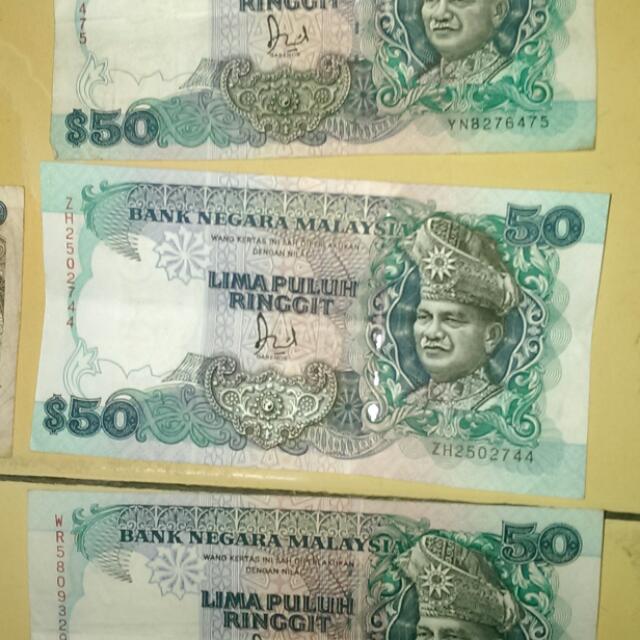 Duit Lama RM50, Hobbies & Toys, Collectibles & Memorabilia, Currency on Carousell