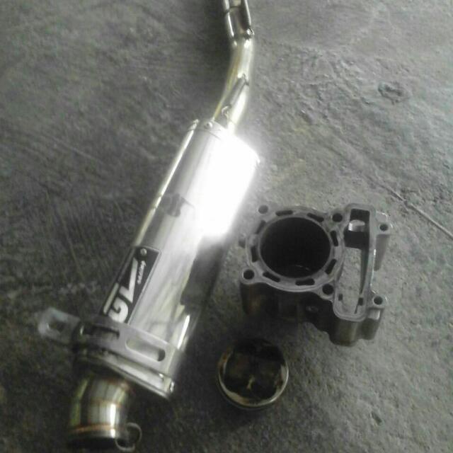 Ekzos Motor LC V1-V3 AGV cutting Sport, Auto Accessories on Carousell