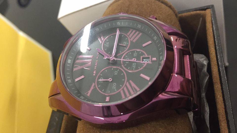 Michael Kors MK 6398 Purple Limited Edition P5499, Luxury, Watches on ...
