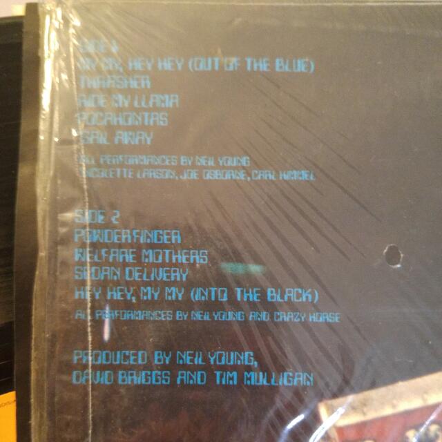 Neil Young & Crazy Horse “Rust Never Sleeps” Vinyl (黑膠碟), 興趣及遊戲, 收藏品及 ...