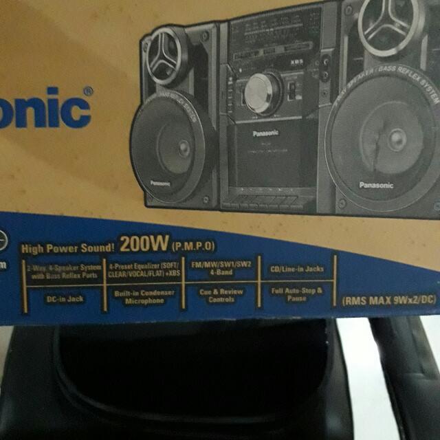 Panasonic Mini Combo Stereo, Hobbies & Toys, Music & Media, Musical ...