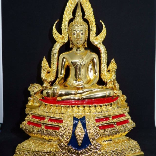 PHRA BUDDHA CHINNARAJ BUCHA 8 INCH HEIGHT WITH BEAUTIFUL ACRYLIC CASING ...