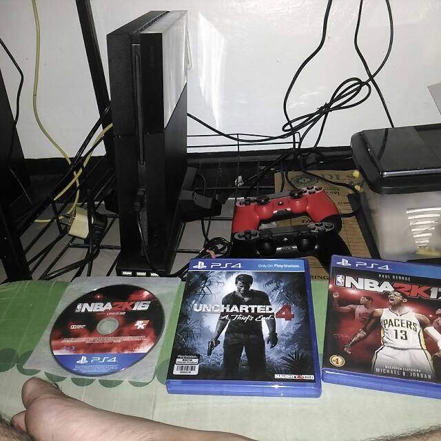 Ps4 Phat CUH1106A 500Gb with 2 Ds4 Controller And Vertical Cooling Stand, Video Gaming, Video ...