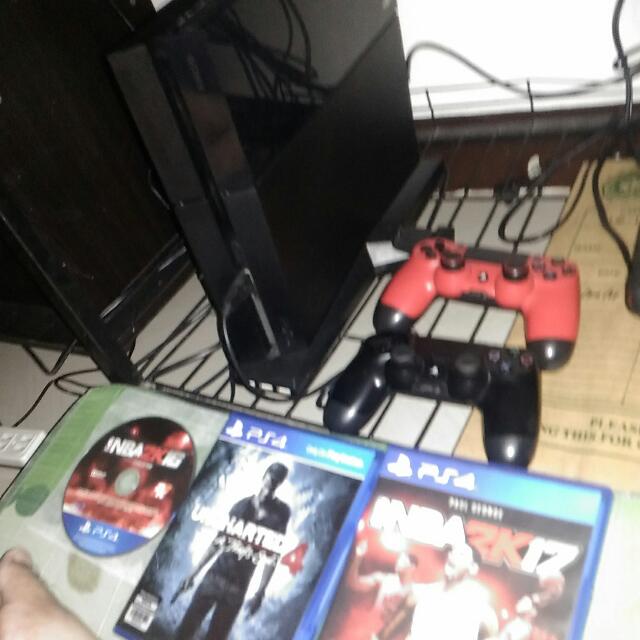 Ps4 Phat CUH1106A 500Gb with 2 Ds4 Controller And Vertical Cooling Stand, Video Gaming, Video ...