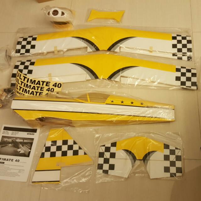 RC Plane - Ultimate 40 Balsa ATF, Hobbies & Toys, Toys & Games on Carousell