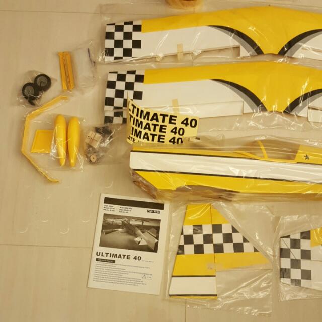 RC Plane - Ultimate 40 Balsa ATF, Hobbies & Toys, Toys & Games on Carousell