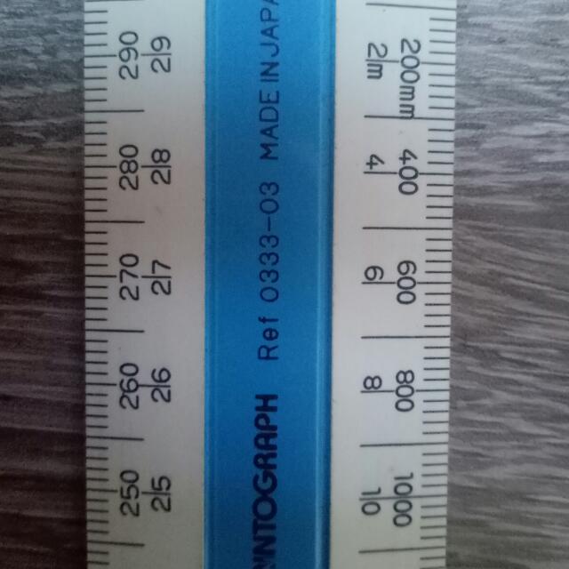 Saintograph Scale Ruler, Hobbies & Toys, Stationery & Craft, Stationery & School Supplies on ...