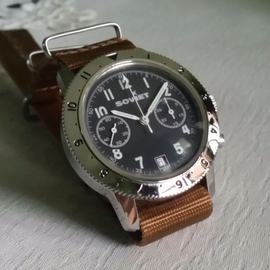 Soviet Chronograph Watch (Rare / Unusual), Men's Fashion, Watches ...
