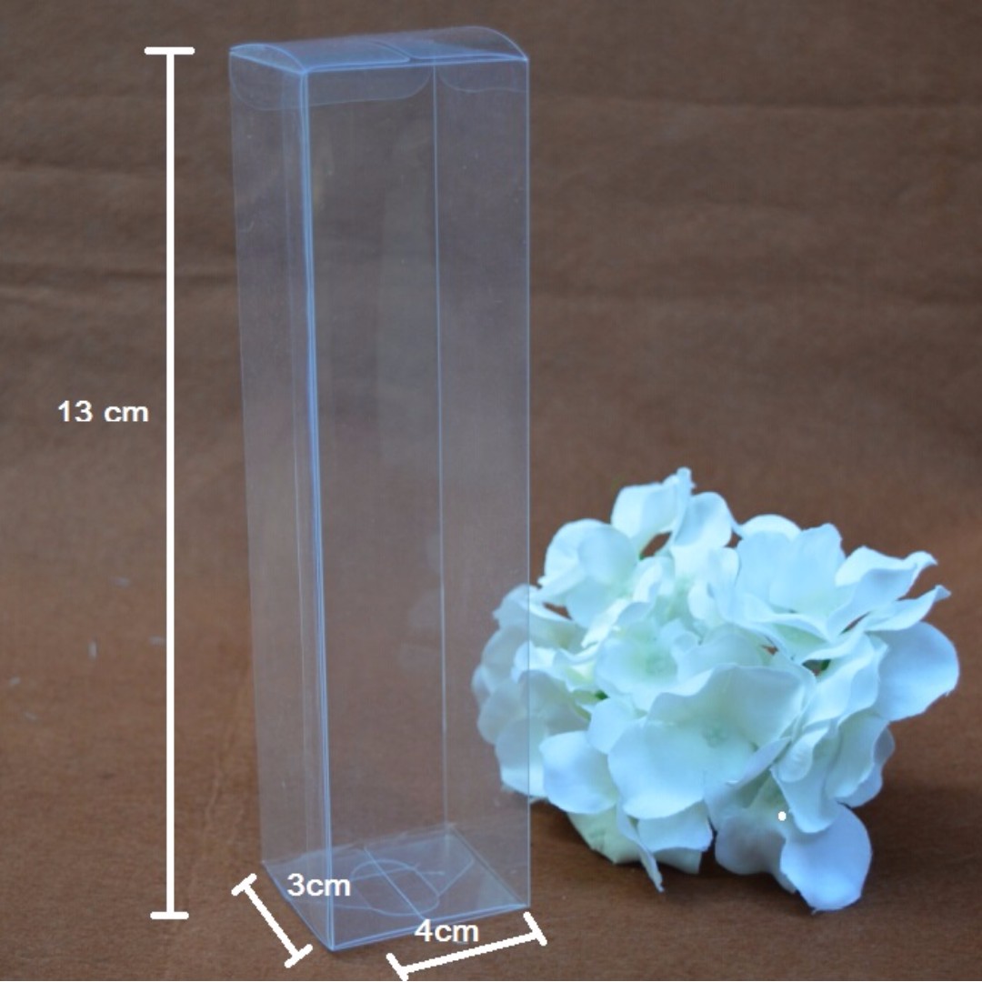 Tall Slim Clear box / transparent box / slim box /plastic box /long box ...