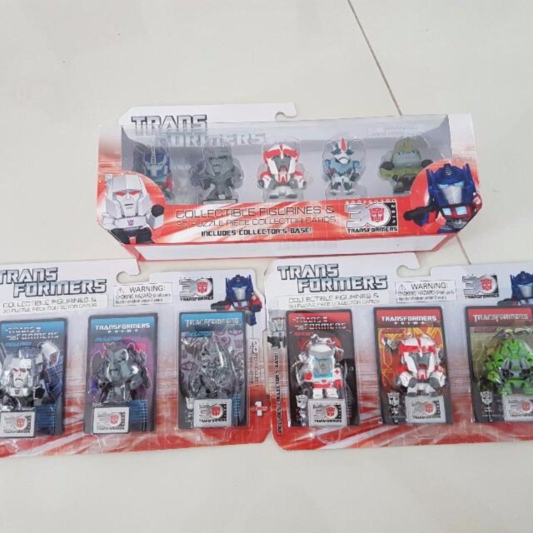 Transformer 3D Puzzle Piece Collector Cards Hasbro Collectible Figure ...