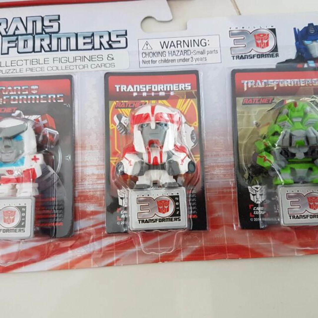 Transformer 3D Puzzle Piece Collector Cards Hasbro Collectible Figure ...