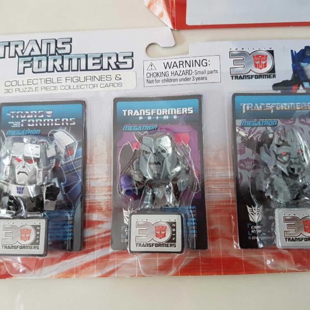 Transformer 3D Puzzle Piece Collector Cards Hasbro Collectible Figure ...