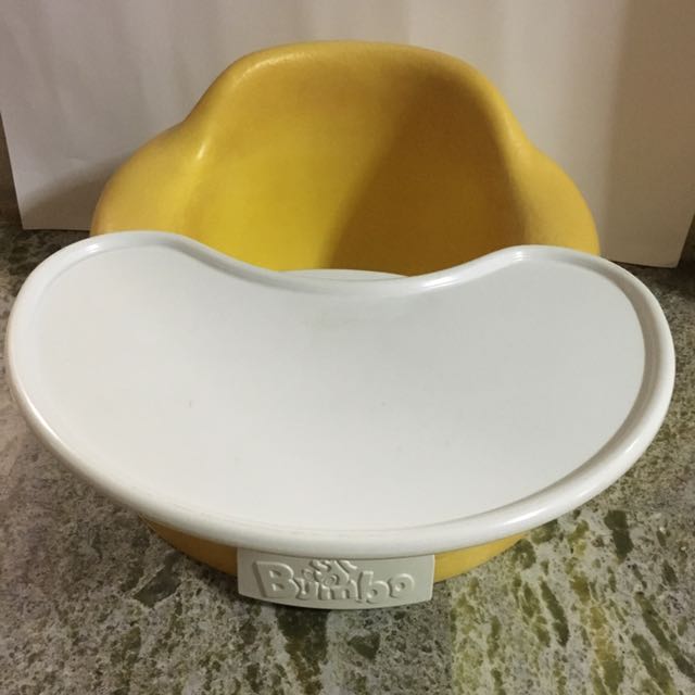 Bumbo with Tray, Babies & Kids, Babies & Kids Fashion on Carousell