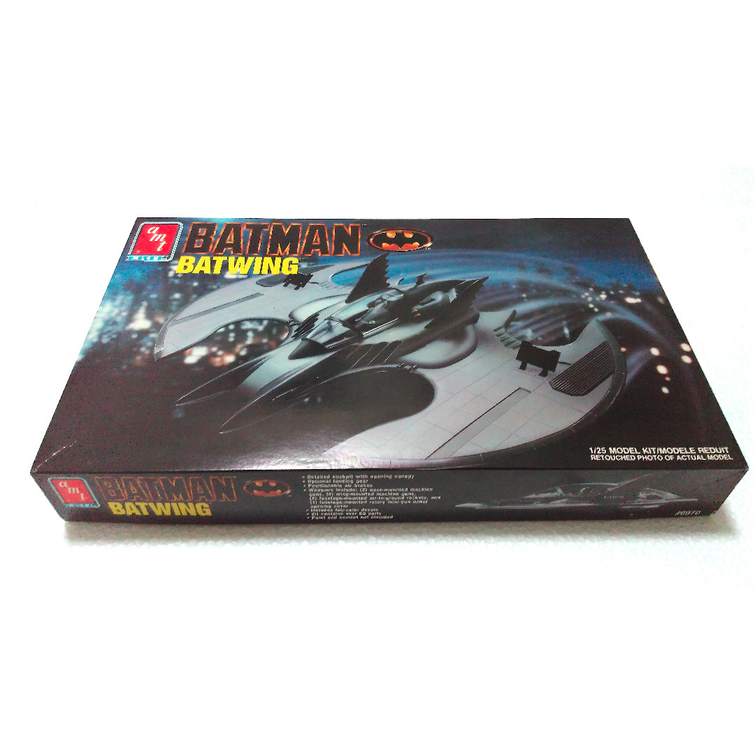 (Reserved)Batman 1989 Batwing 1/25 Scale Model Kit by AMT, Hobbies ...