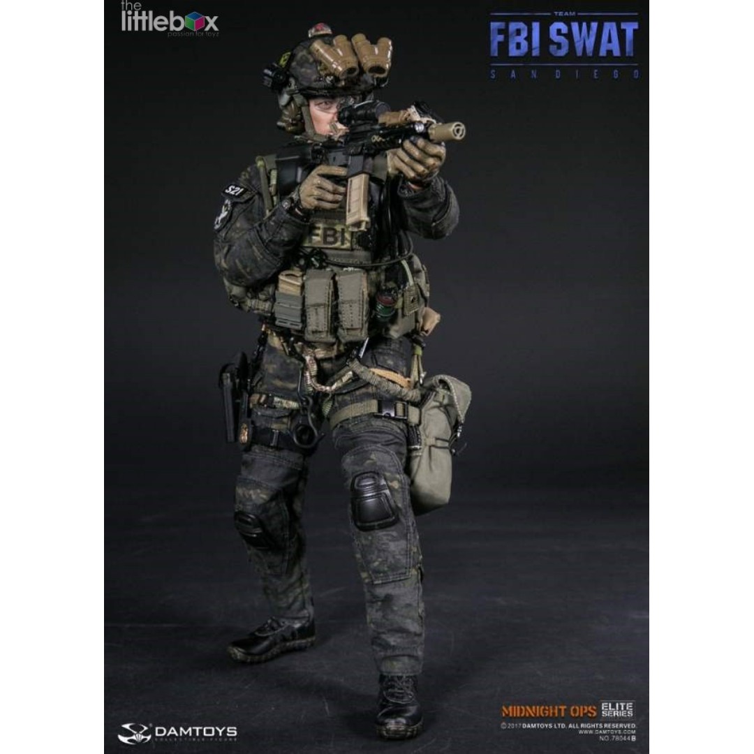 DAMTOYS : 1/6 FBI SWAT TEAM AGENT - SAN DIEGO MIDNIGHT OPS NO.78044B ...