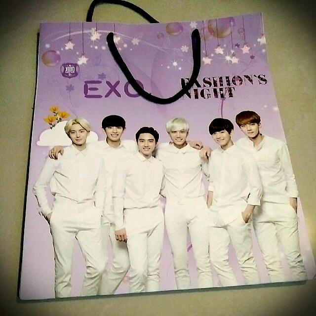 Exo Paper Bag, Hobbies & Toys, Memorabilia & Collectibles, K-Wave on ...