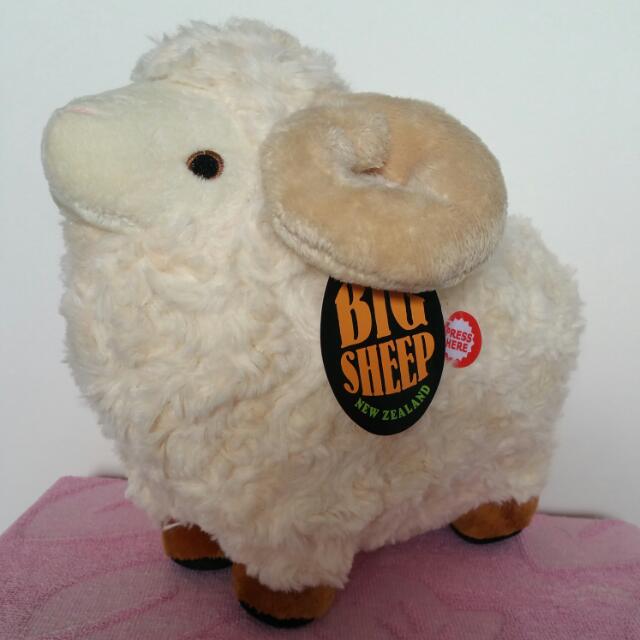 Soft Toy Big Sheep From New Zealand, Hobbies & Toys, Toys & Games on ...