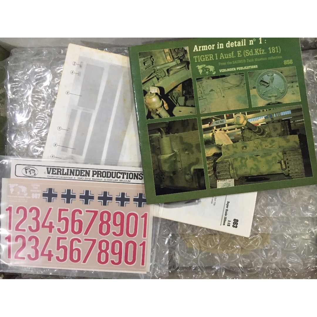 Verlinden Production 1/15 Tiger 1 Ausf E with engine compartment ...