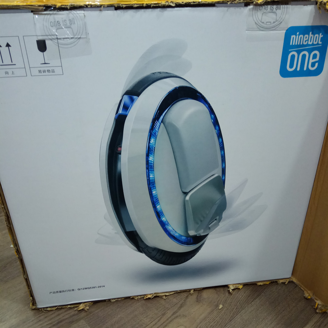 100% Authentic Ninebot One C+Trolley Unicycle, Sports Equipment, PMDs ...
