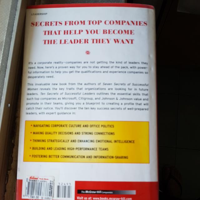 10 Secrets Of Successful Leaders, Hobbies & Toys, Books & Magazines ...