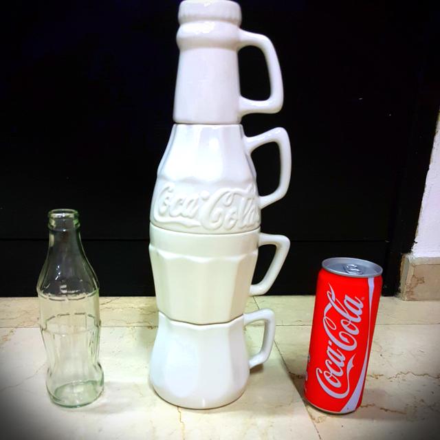 Coca Cola Bottle TEA POT SET, Furniture & Home Living, Kitchenware ...